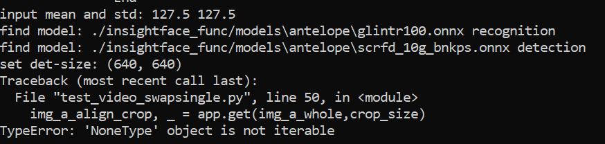 Error when using Face swap for video preset · Issue #66 · neuralchen/SimSwap · GitHub