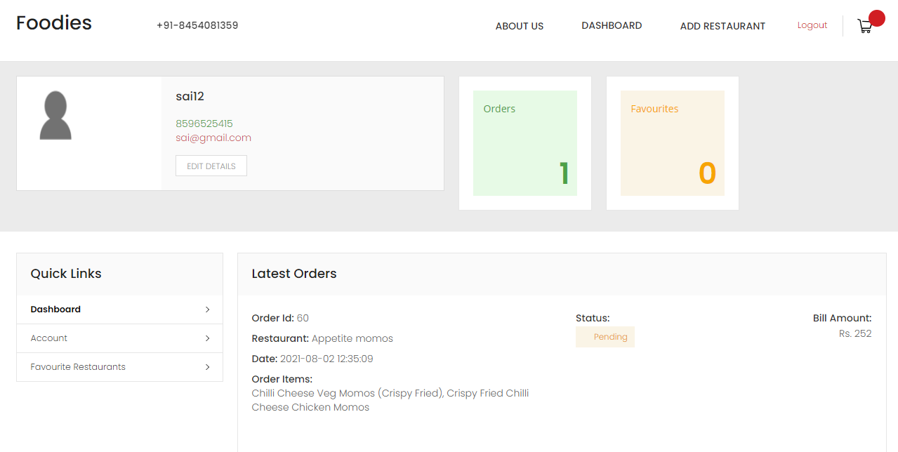 GitHub - SohamBK/foodies: Foodies - An Multi vendor online food ...