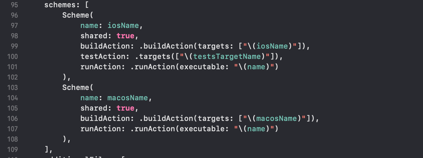 buildAction, targets, and runAction do not allow String variables · Issue #3910 · tuist/tuist ...