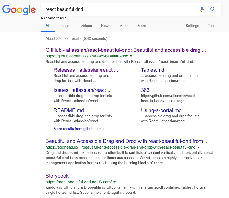 Change the title and description of the storybook · Issue #935 · atlassian/react-beautiful-dnd ...