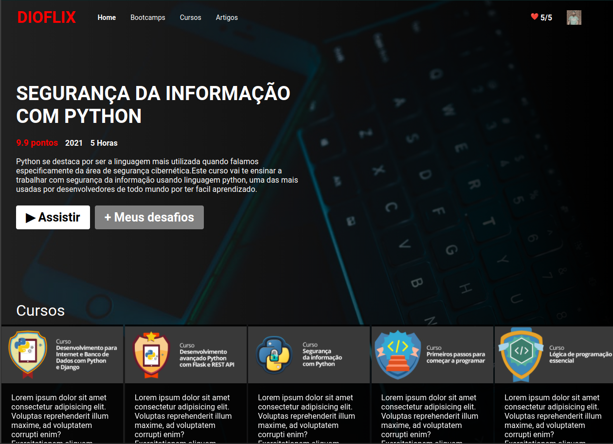 GitHub - WellSantos-Dev/netflix_clone: Projeto DIOFLIX - Clone da ...