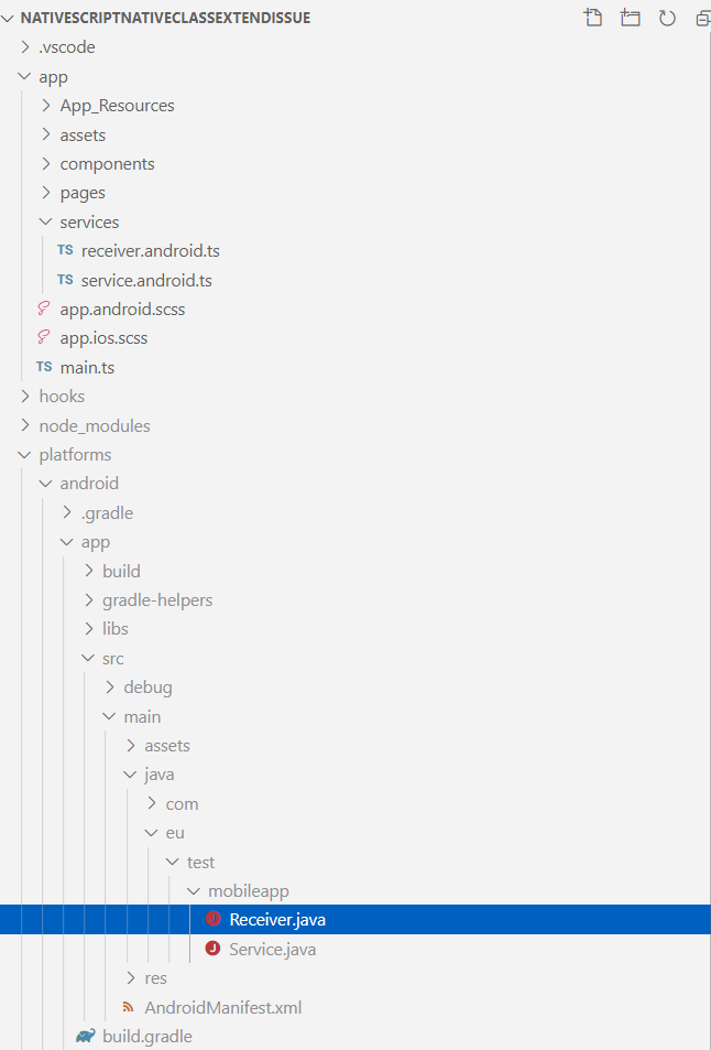 Nativescript 7 TS @JavaProxy won't create java class file · Issue #1653 · NativeScript/android ...