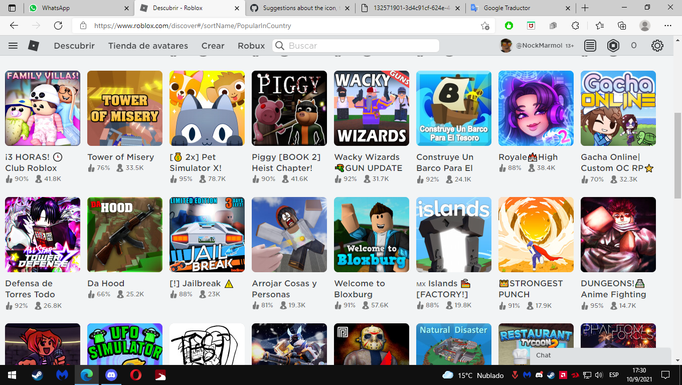 Suggestions about the icon, the thumbnails and the displayed text · Issue #1 · ItzBlinkzy/roblox ...