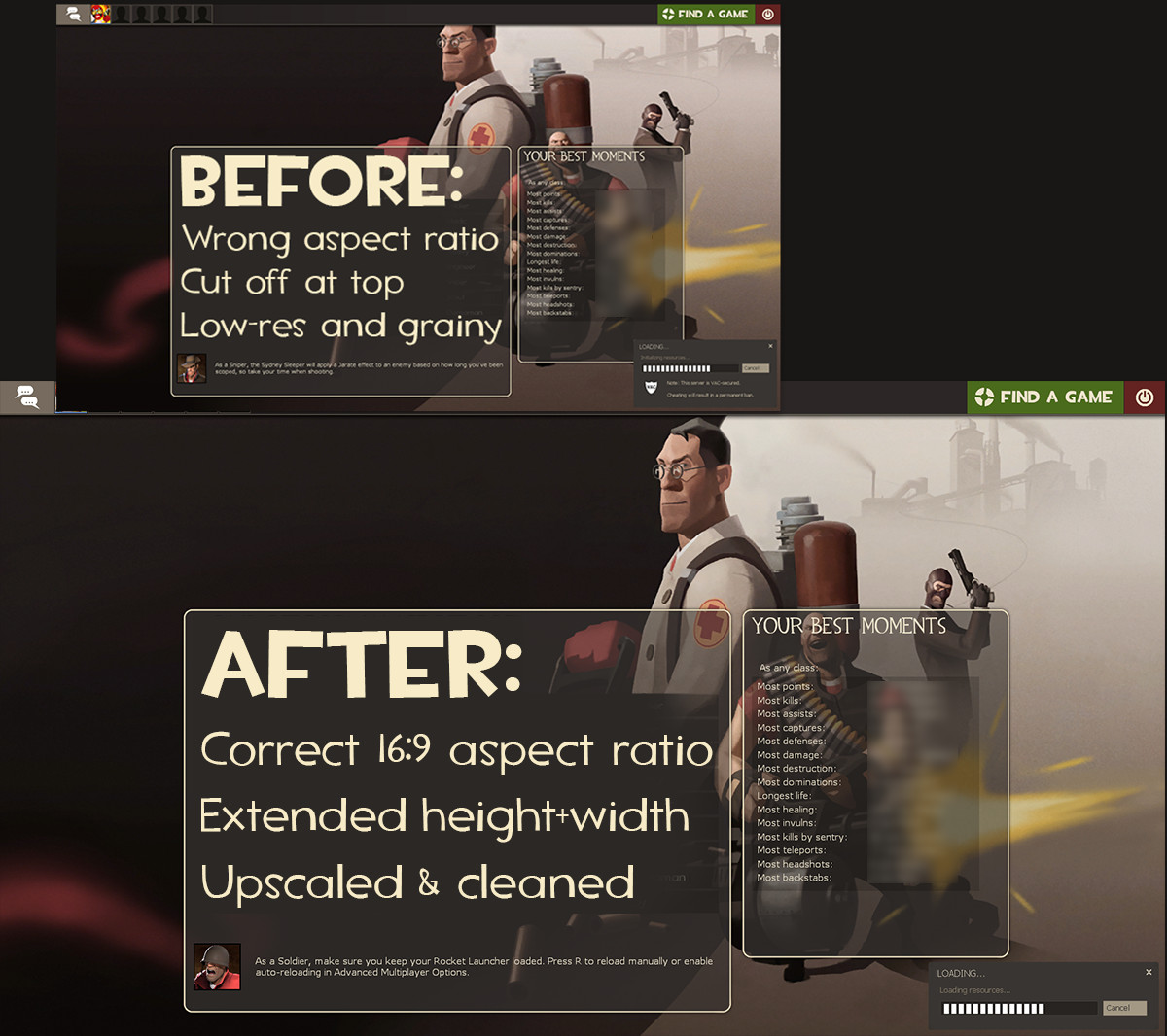 [REQUEST] Add Fixed 16:9 Loading Screen mod to TF2 HUD Fixes · Issue ...