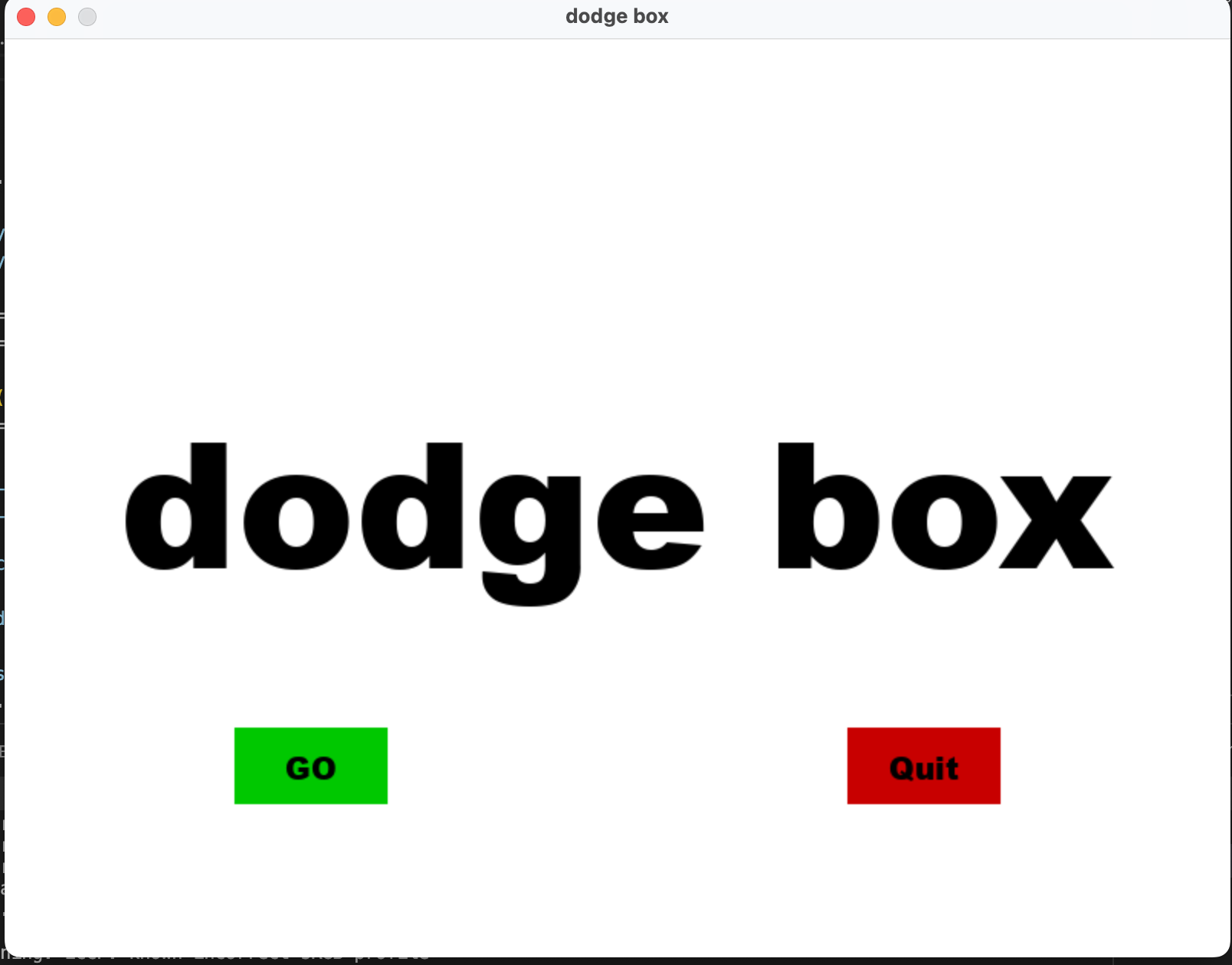 GitHub - yingliu08/Dodge-box