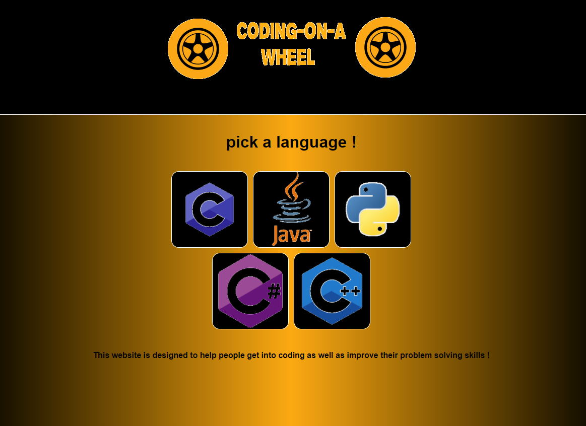GitHub - Dhia-Ben-Hamouda/Coding-On-A-Wheel
