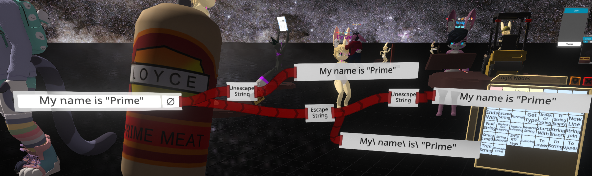 Intent of the newly added String Escape and Unescape Logix Nodes · Issue #3066 · Neos-Metaverse ...