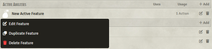 Item Context Menu with option to duplicate/clone items, features, and spells · Issue #1970 ...