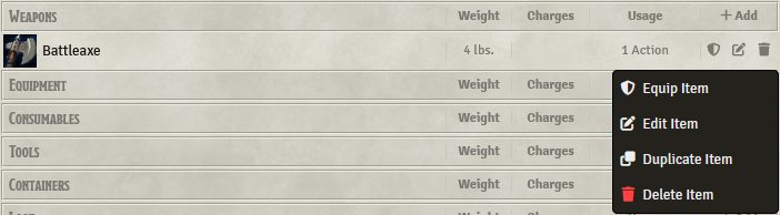 Item Context Menu with option to duplicate/clone items, features, and spells · Issue #1970 ...