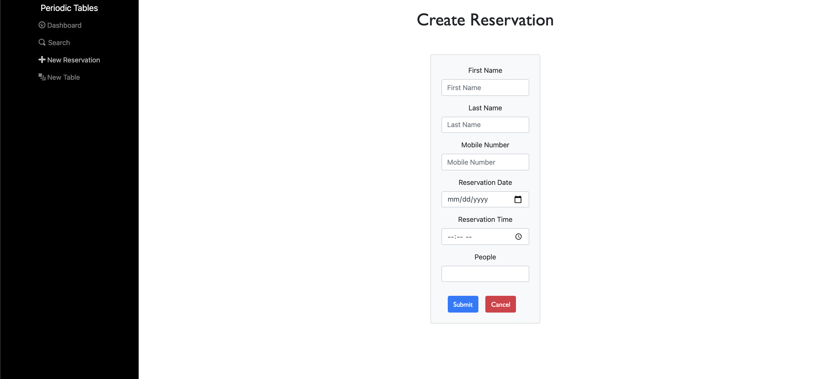 GitHub - kendal-bessette/Restaurant-reservations