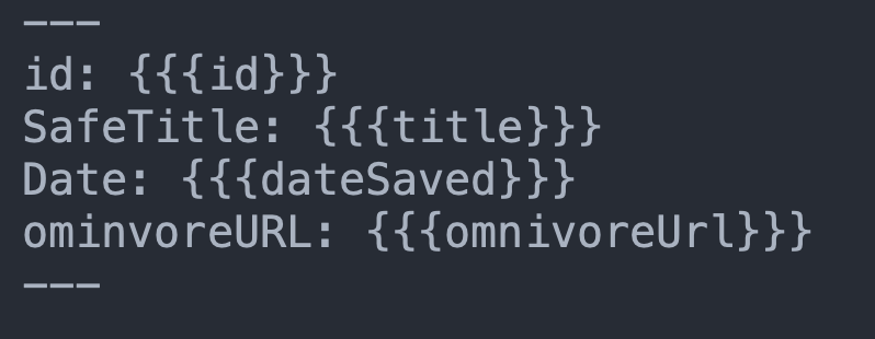 Metadata Synchronization Problem · Issue 72 · Omnivore Appobsidian