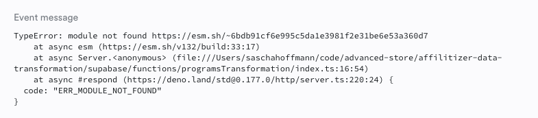 Failed to import - custom code · Issue #762 · esm-dev/esm.sh · GitHub