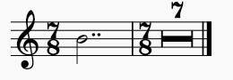 Time signature with custom text does not display custom text when inside a multimeasure rest ...