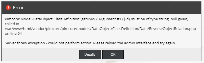 [Bug][DataObject][Reverse Object Relation] Results in error when not defining owner class ...