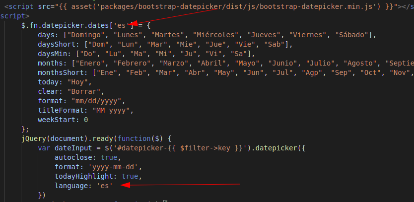 Bug Cant Translate Date Filter · Issue 3938 · Laravel Backpackcrud · Github