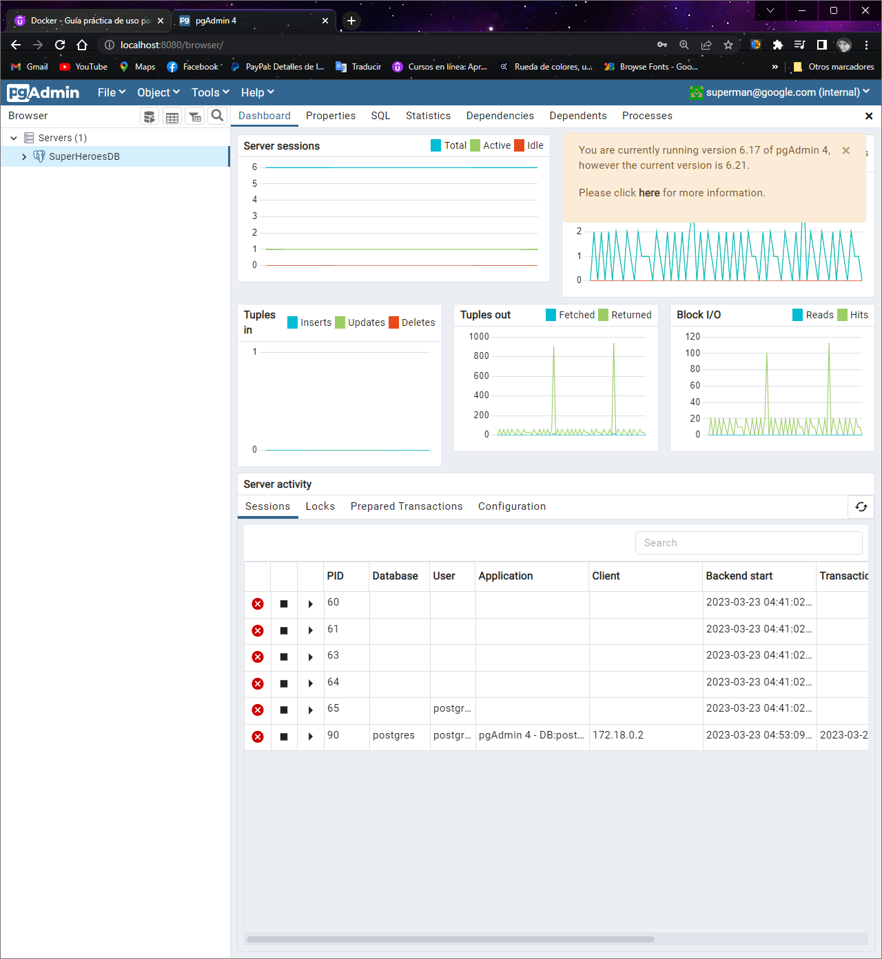 Tarea sobre PGAdmin y Postgres · GitHub