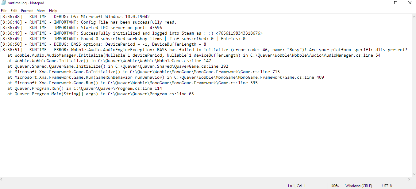 I try to open Quaver and it doesnt start · Issue #3136 · Quaver/Quaver · GitHub