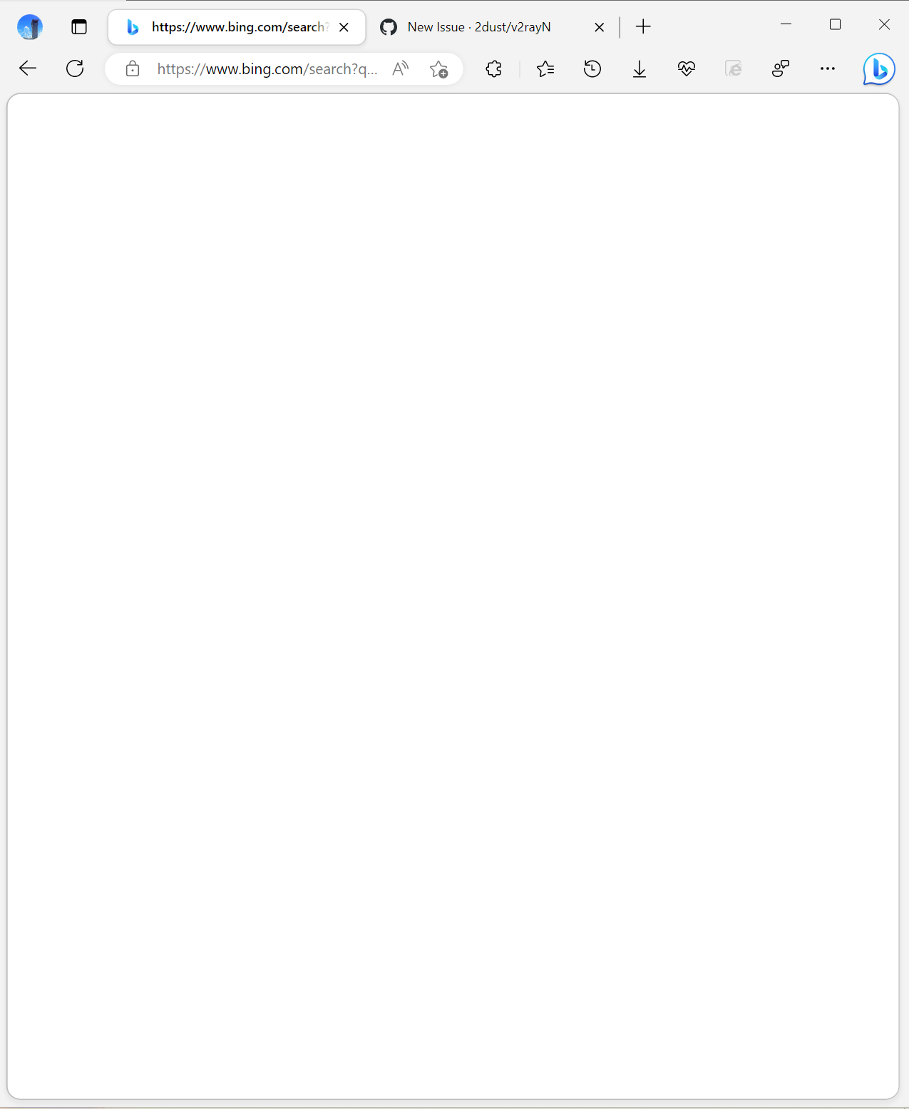 开启代理之后bing无法访问 · Issue #3365 · 2dust/v2rayN · GitHub