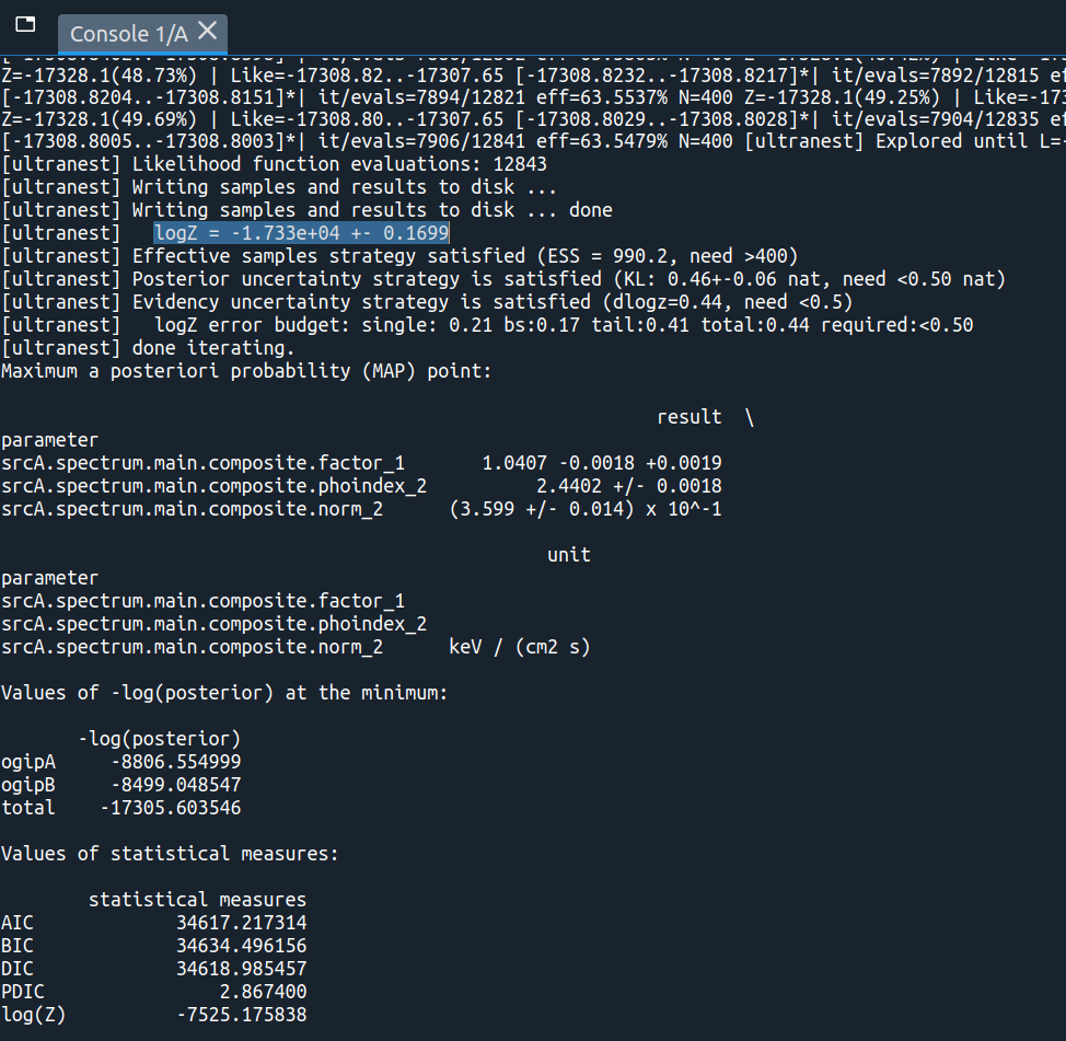 Double Bayesian evidence values · Issue #559 · threeML/threeML · GitHub
