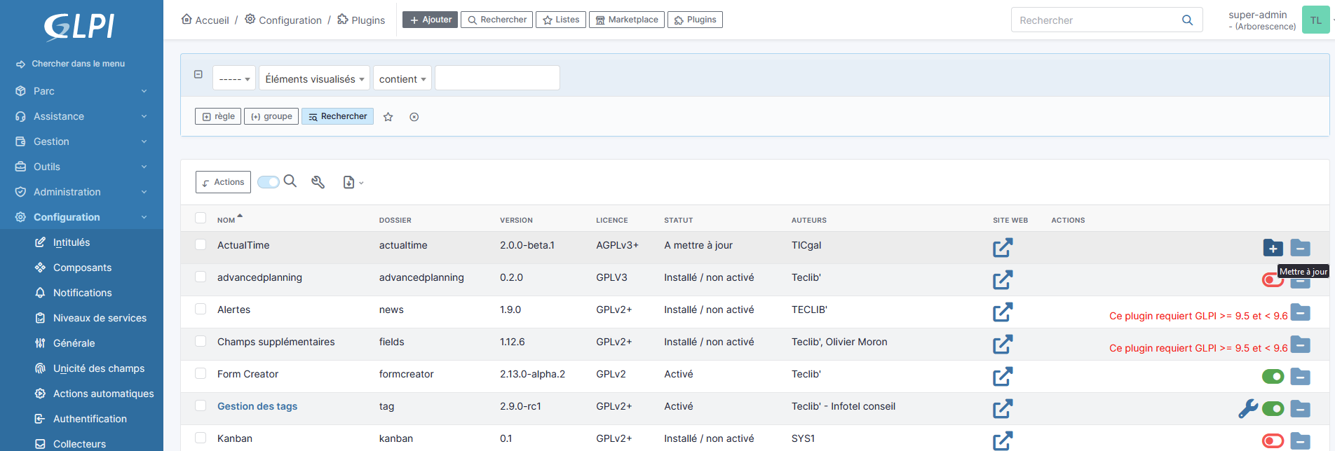 Actualtime for GLPI v10 ? · Issue #88 · ticgal/actualtime · GitHub