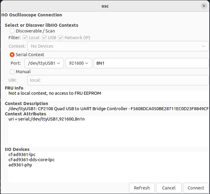 ZCU102+FMCOMMS2 not detected by IIO Oscilloscope · Issue #438 · analogdevicesinc/iio ...