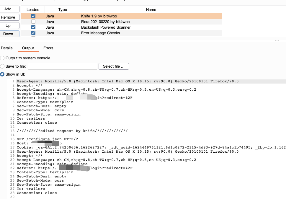 自定义添加request header不起作用 · Issue #37 · bit4woo/knife · GitHub