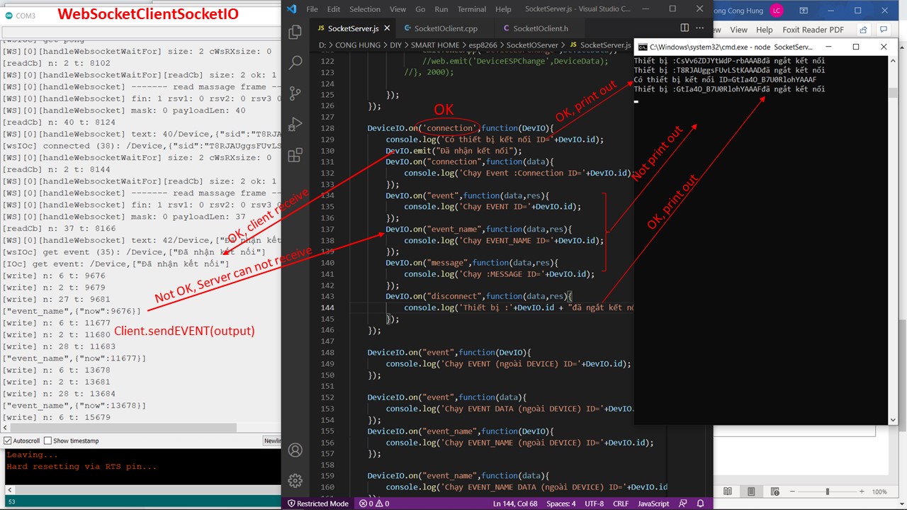 Server Can Not Receive Event From Esp8266 · Issue 700 · Links2004arduinowebsockets · Github 0413