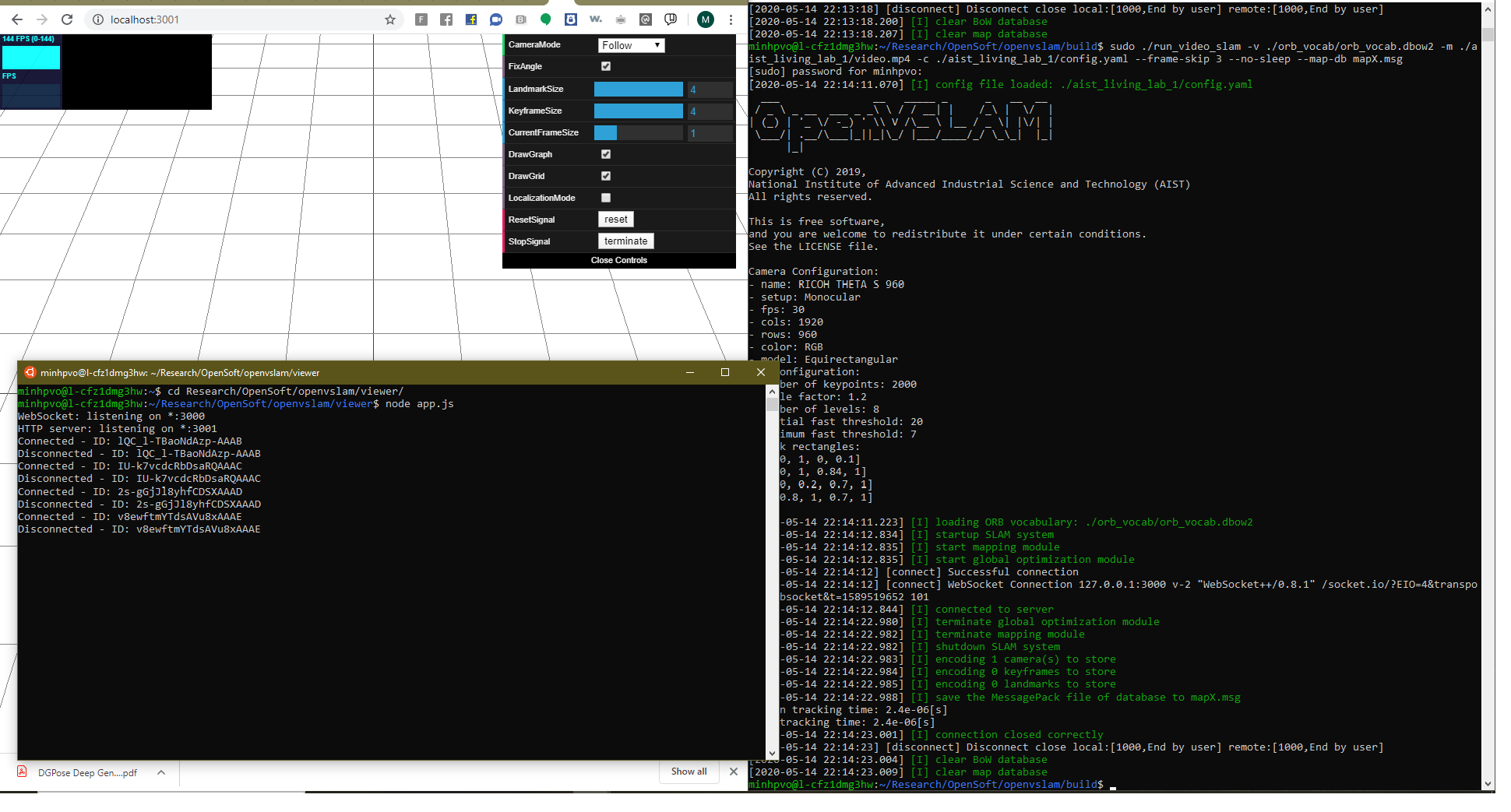 Sample not working (windows, docker) · Issue #245 · xdspacelab/openvslam · GitHub