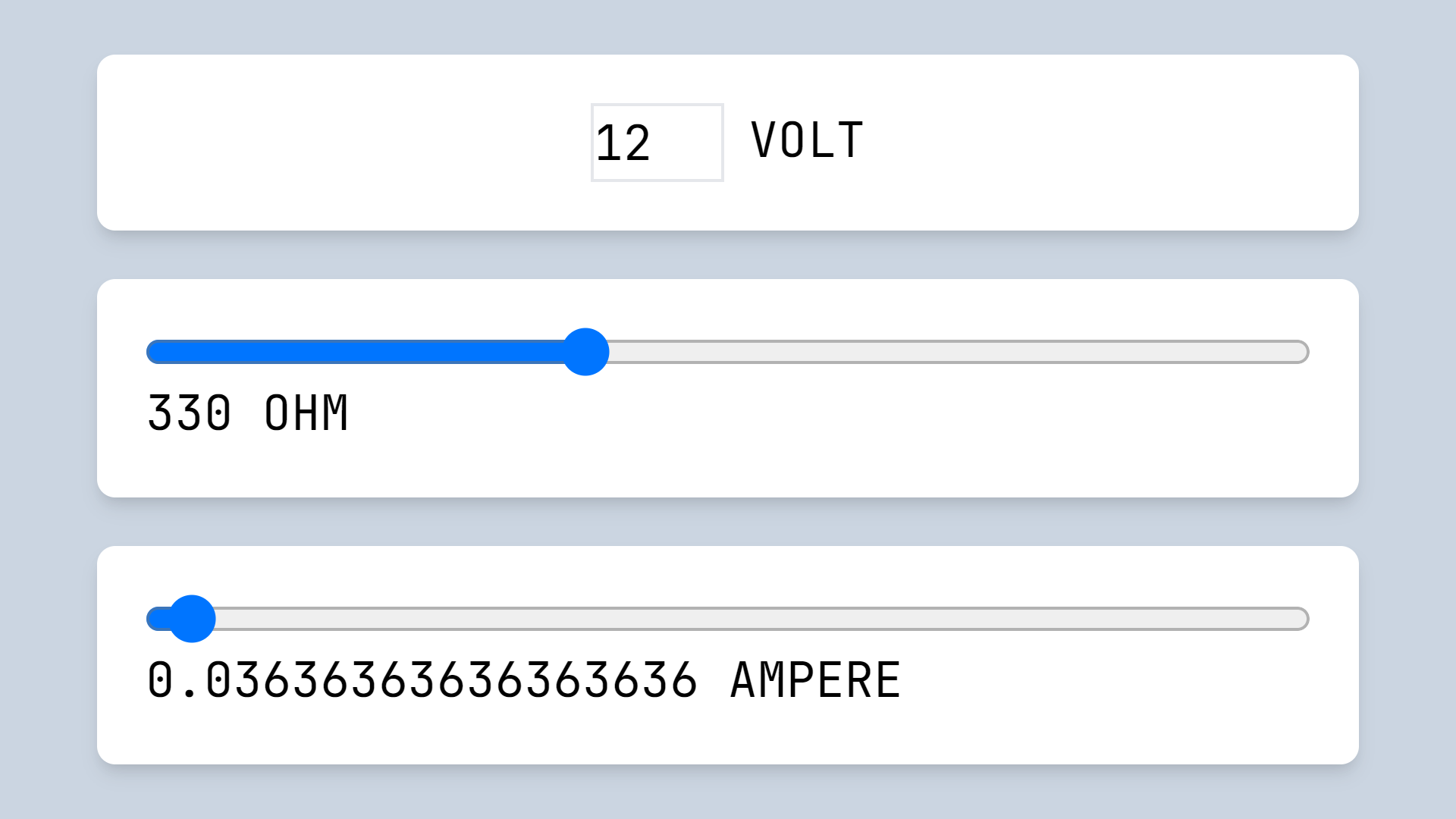 GitHub - Laaouatni/resistenza-ampere-volt-calculator-input-range-svelte