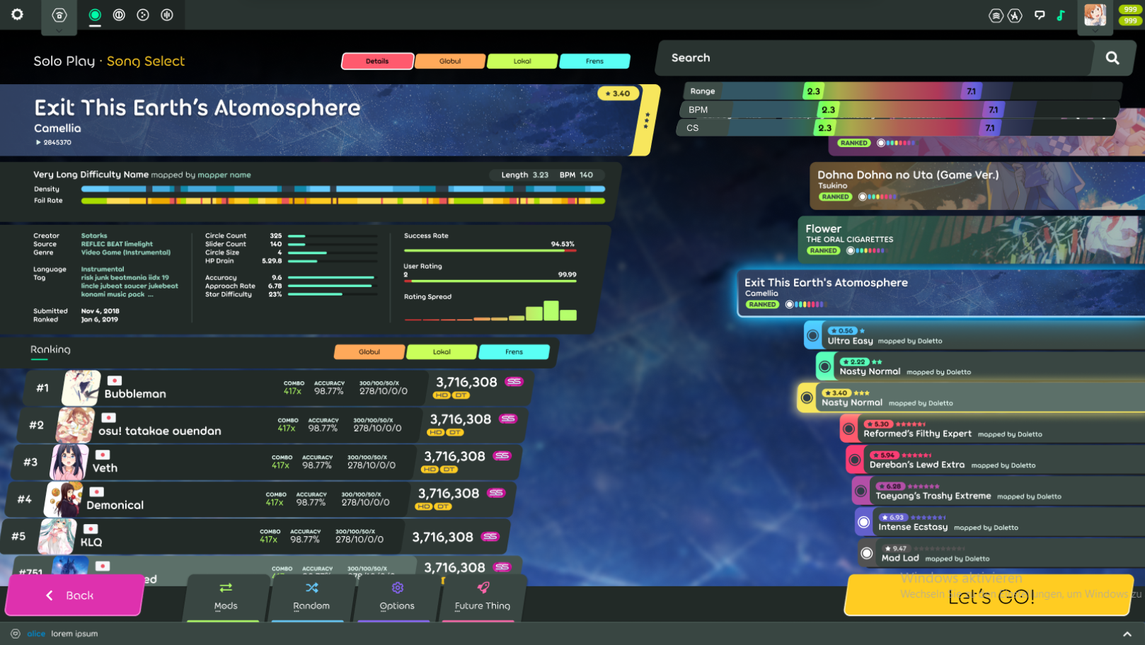 Idea to improve the songselect filters like: bpm=120 cs