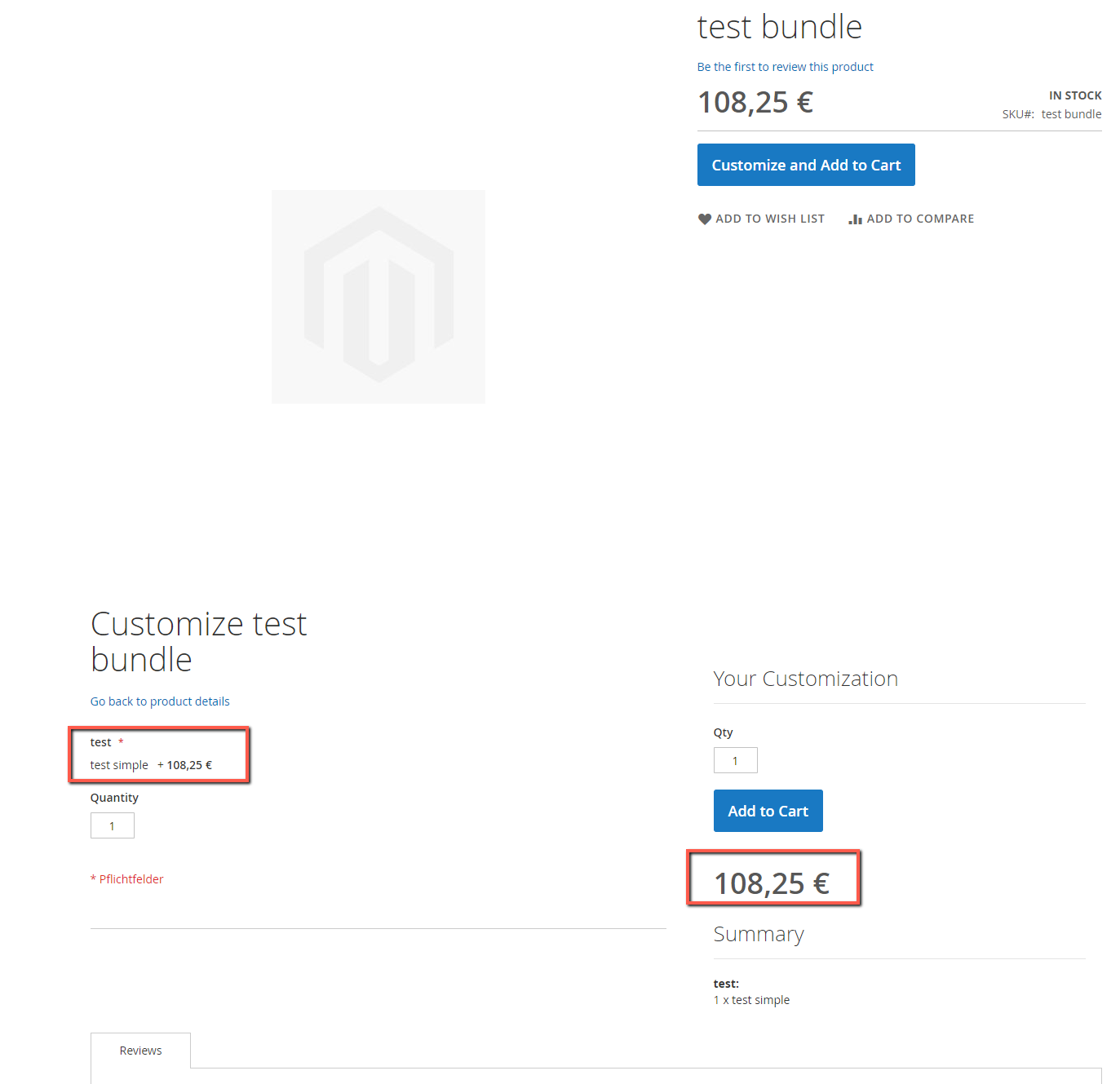 Bundle item options missing tax in cart and minicart · Issue #31994 · magento/magento2 · GitHub