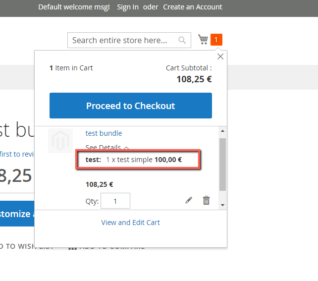 Bundle item options missing tax in cart and minicart · Issue #31994 · magento/magento2 · GitHub