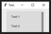 CTkScrollbar is not functioning properly. · Issue #812 · TomSchimansky/CustomTkinter · GitHub