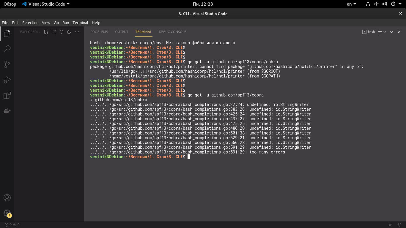 Install error / dependency error · Issue #1474 · spf13/cobra · GitHub