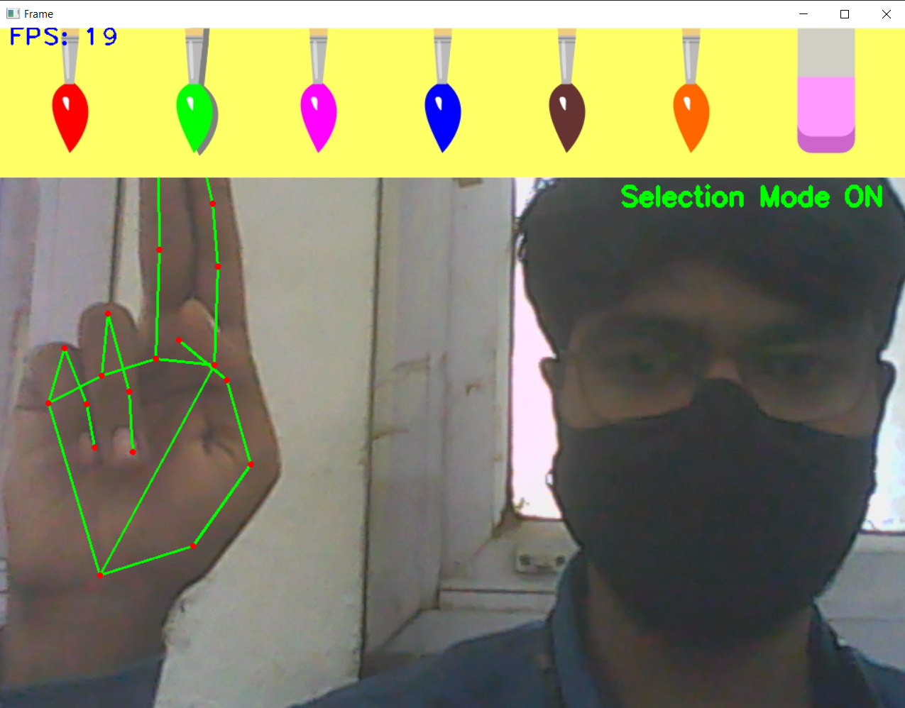 GitHub - Henil-08/Finger-Painter: It allows users to use one's Fingers to Draw on the screen ...