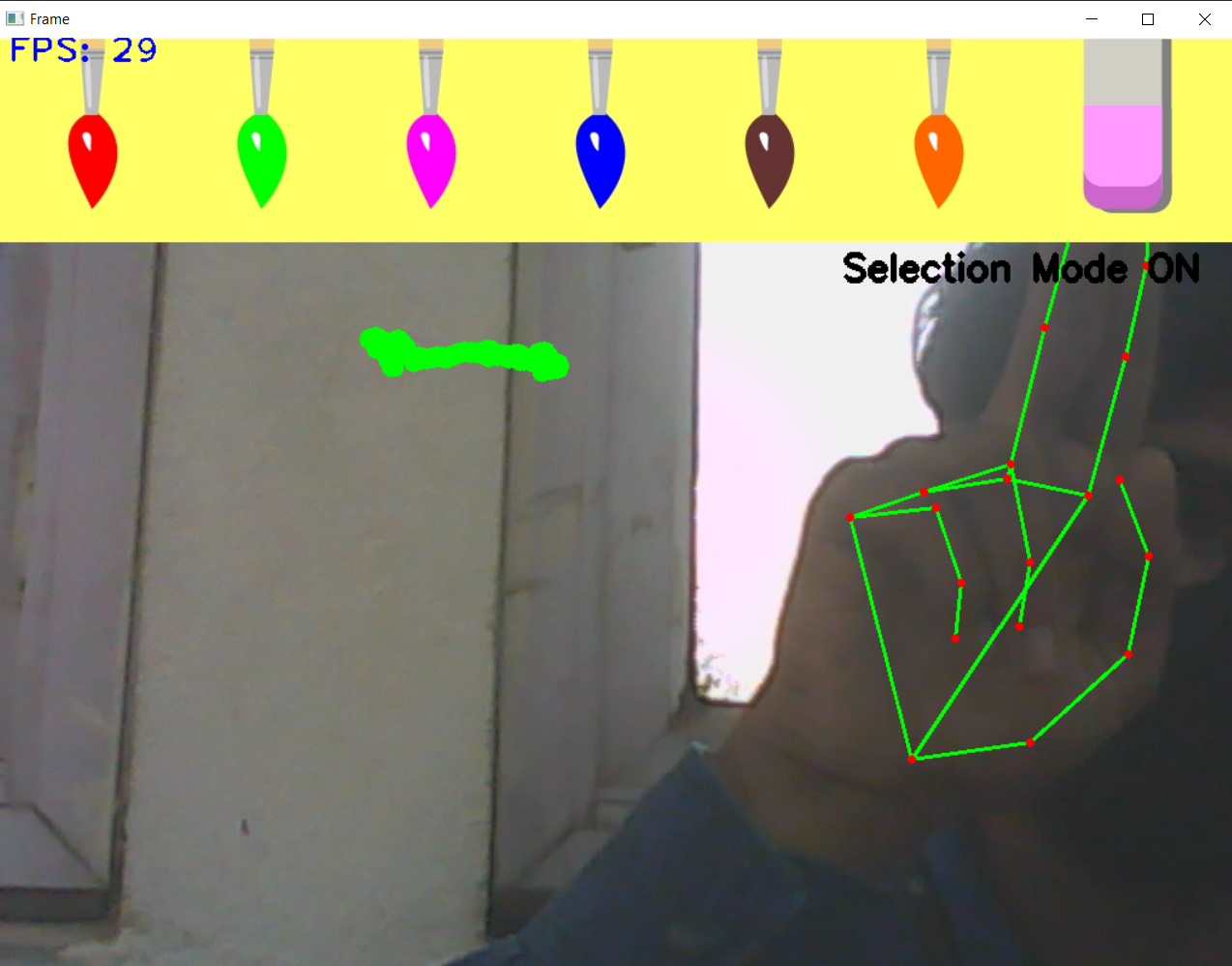 GitHub - Henil-08/Finger-Painter: It allows users to use one's Fingers to Draw on the screen ...
