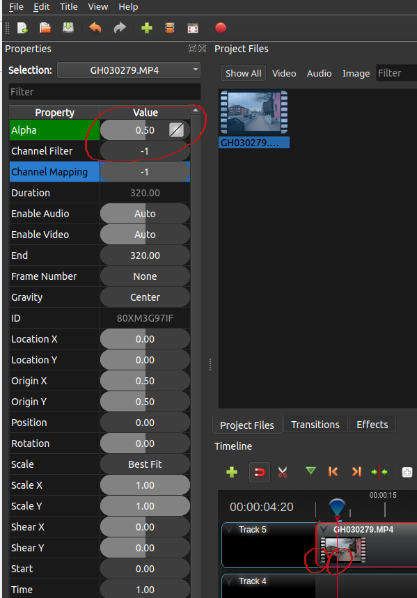 The keyframes (smal green lines in the tracks bar) · Issue #4102 · OpenShot/openshot-qt · GitHub
