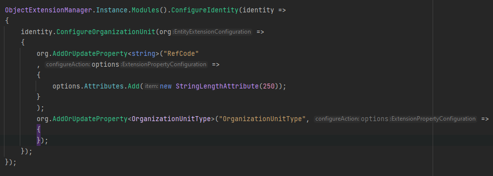 Extending Organization Unit Entity · Issue #13456 · abpframework/abp · GitHub