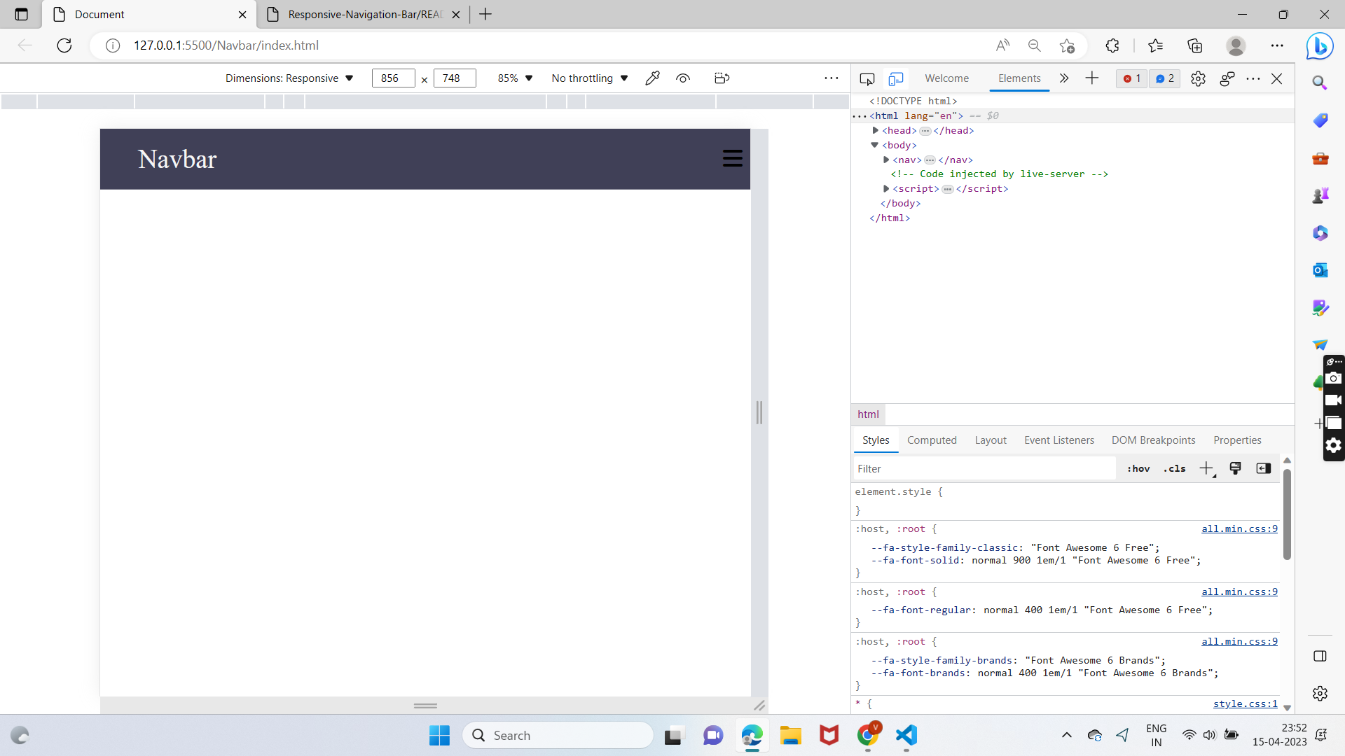 GitHub - Vipinkm1/Responsive-Navigation-Bar