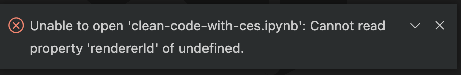 External Opening Ipynb Files Fails With Error Cannot Read Property `rendererid` Of Undefined