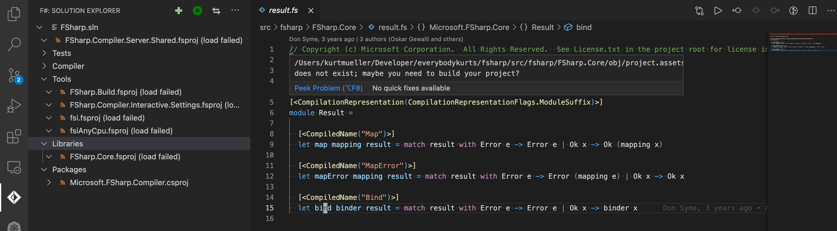 dotnet/fsharp fails to be loaded on macos · Issue #1488 · ionide/ionide-vscode-fsharp · GitHub
