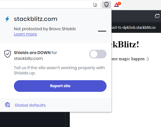 Preview Page Is Always Blank · Issue 1934 · Stackblitz Core · Github