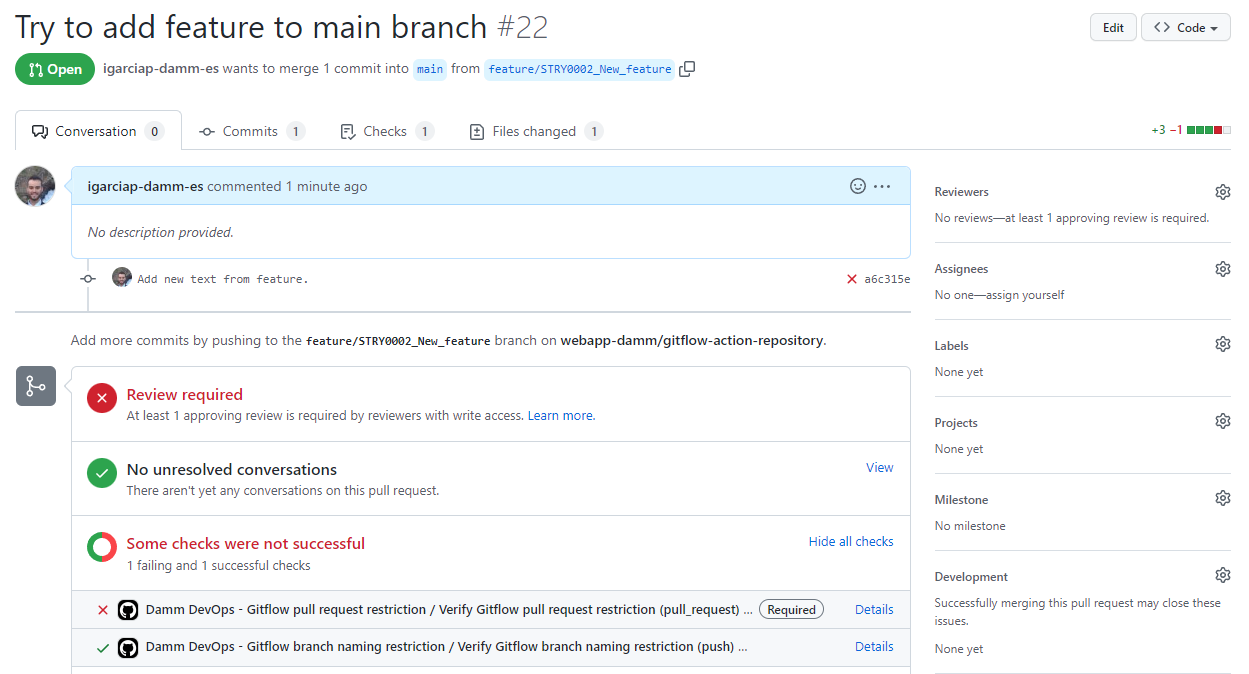 Orígenes y destinos no permitidos en las Pull Requests - devops-damm-es/devops-gitflow-wiki ...