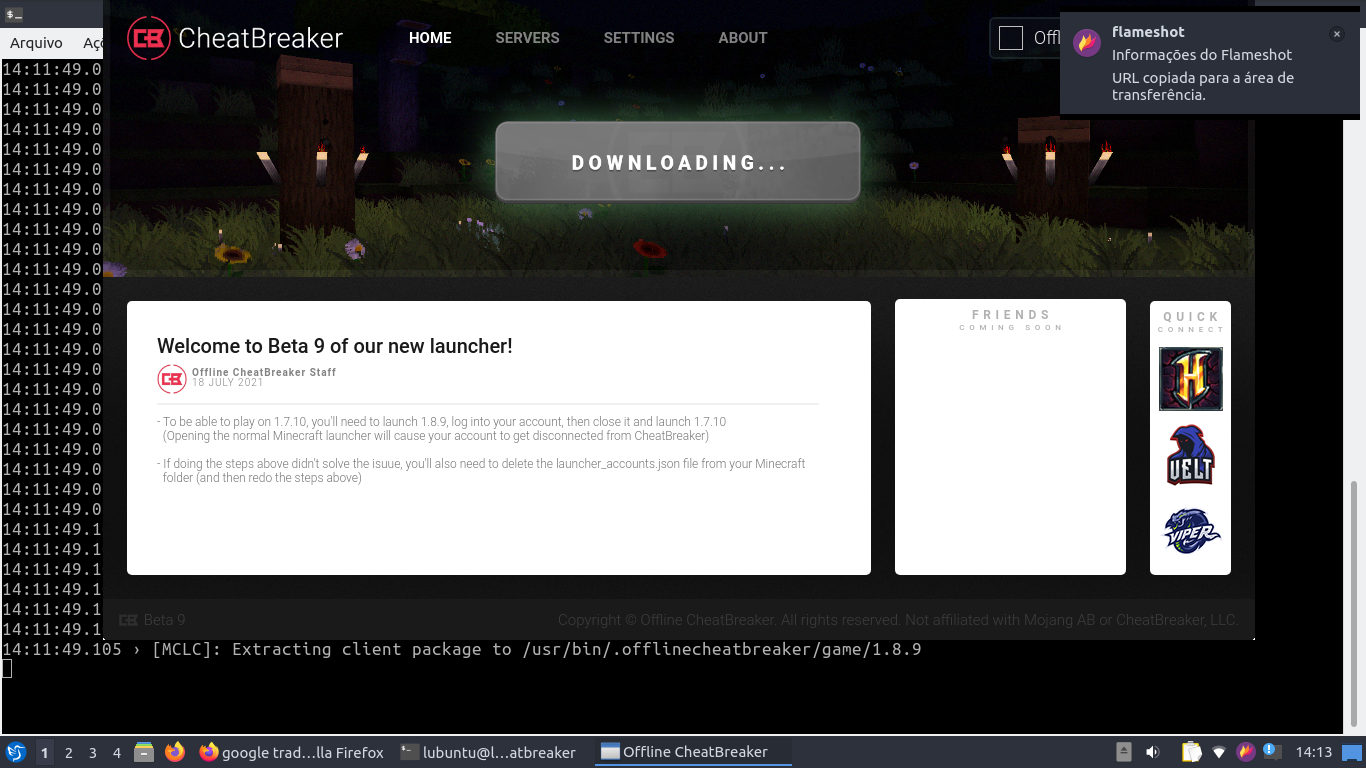 Launcher not downloading 1.8.9 version. · Issue #18 · CheatBreakerNet/Client · GitHub