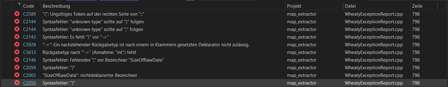 Cannot Compile Map Extraction Tools on windows · Issue #11973 · azerothcore/azerothcore-wotlk ...