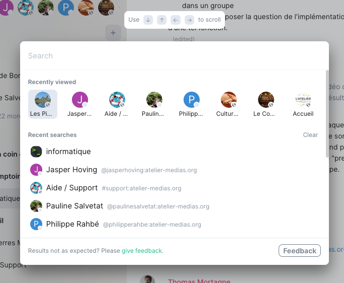Quickly Jump unread rooms from the New Search Experience · Issue #24337 · element-hq/element-web ...
