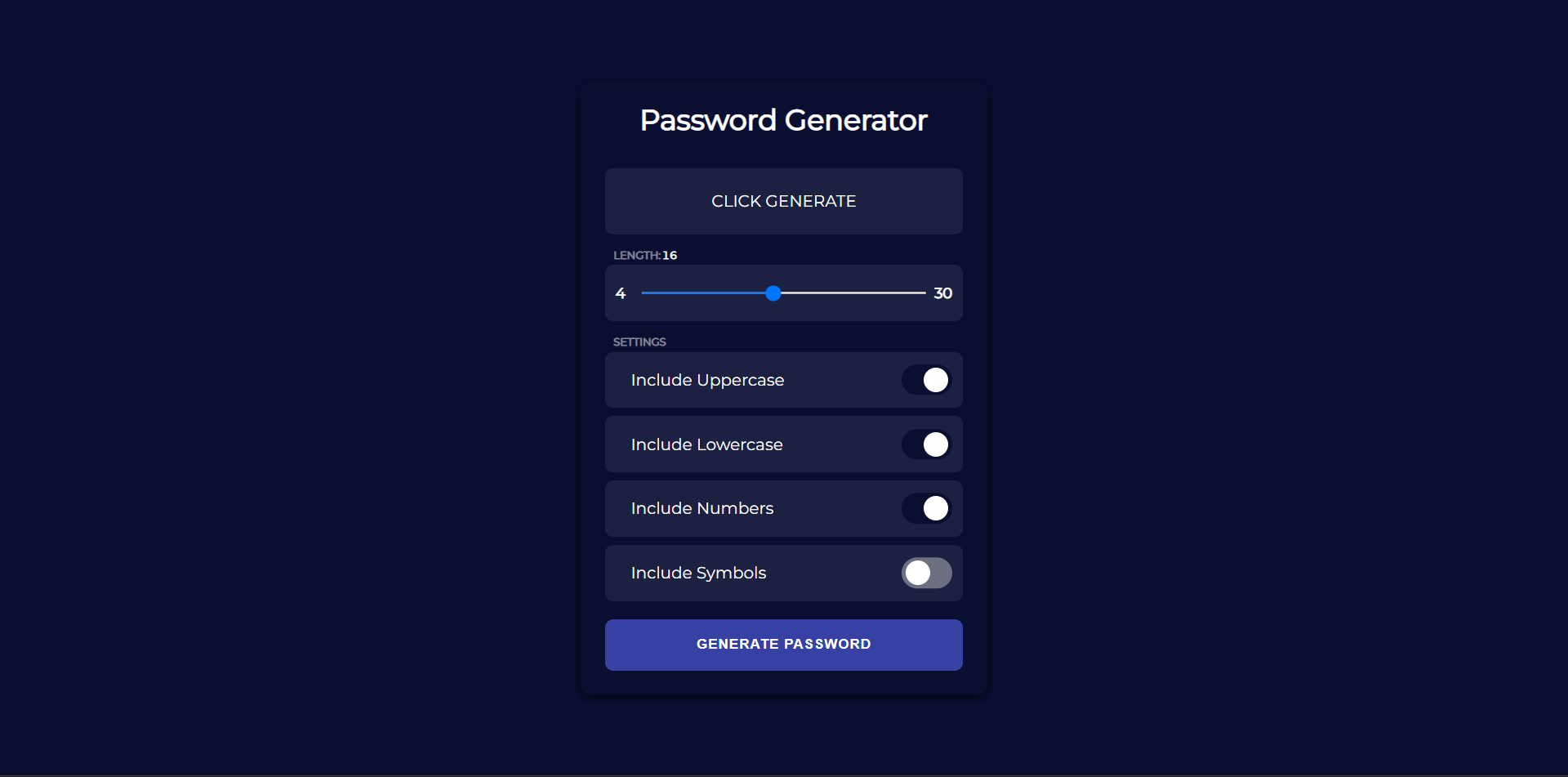 GitHub - BHATTz/PasswordGenerator