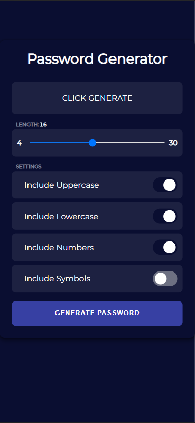GitHub - BHATTz/PasswordGenerator