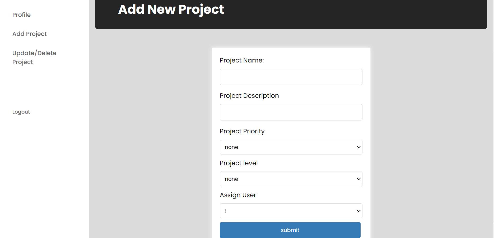 GitHub - sanyam40/Project-Tracking-Application: This Repository Contains Codebase For Project ...