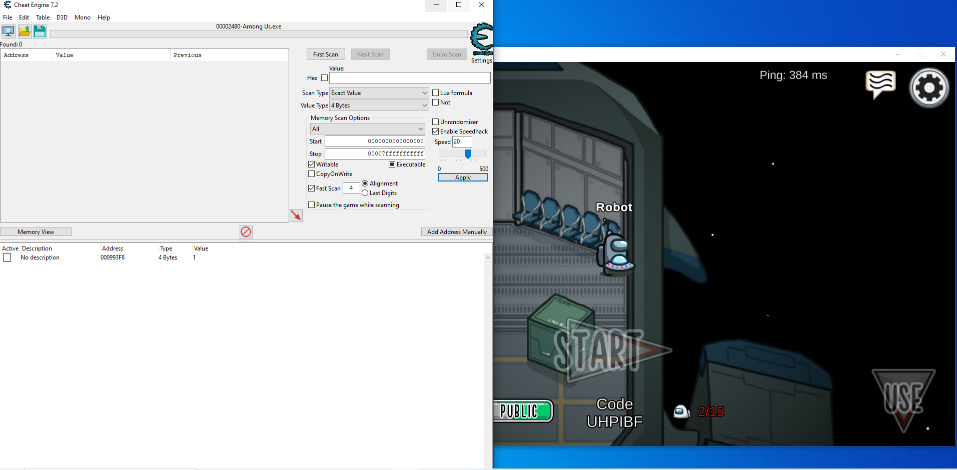 GitHub - AmongUsCheaterHacker/Cheat-Engine-Among-Us-Speedhack-And-More: us this cheat to prank ...